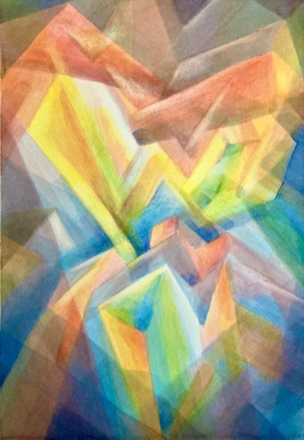 Veil Painting with Van James: Poster